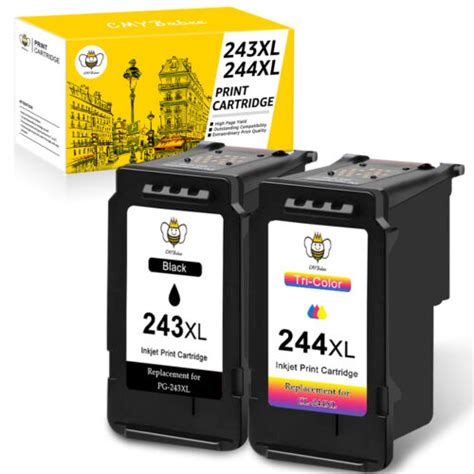 X Pg Black X Cl Xl Color Ink Cartridges For Canon Pixma