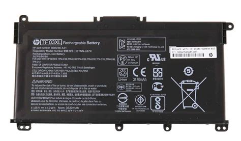 TF03XL TF03 Original Battery For HP SVP Technologies