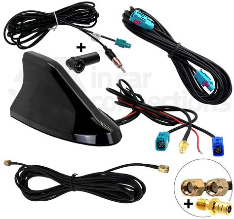 Shark Fin Aerial KIT In Car Roof Mount DAB AM FM And GPS Aerial