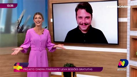 Projeto leva sessões de cinema ao ar livre para Criciúma e Tubarão