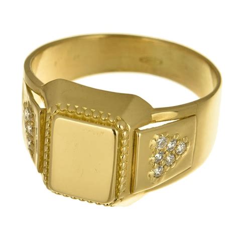 Kt Gold Ring Diamonds Catawiki