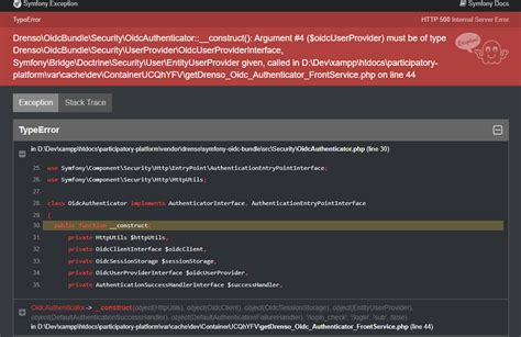 Openid Connect Symfony 5 4 Trouble Setting Up Drenso Symfony Oidc