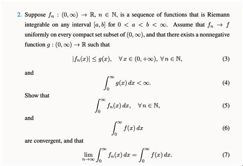 solved 2 suppose fn 0 ∞ →r n∈n is a sequence of functions
