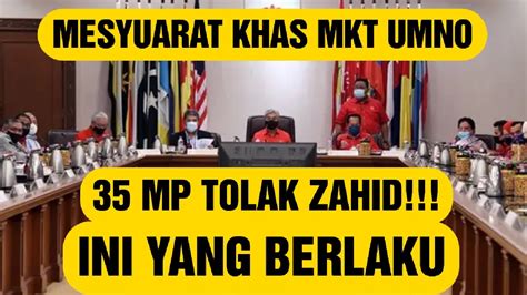 Panas Benarkah Mp Umno Tolak Zahid Dan Tak Mahu Keluar Kerajaan
