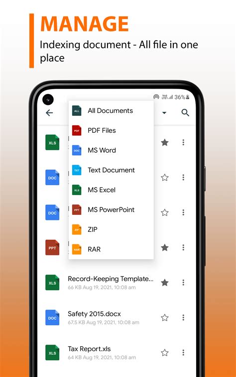 document manager word excel ppt and pdf reader amazon ca appstore for android