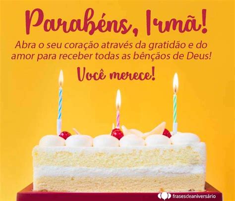 Introduzir 68 imagem mensagem de aniversário bolo para irmã br