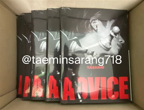 교환양도계 on Twitter 샤이니 태민 어드바이스 미개봉 앨범 양도 SHINee TAEMIN Advice