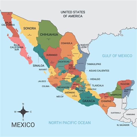 Map Of Mexico Regions Chlo Melesa