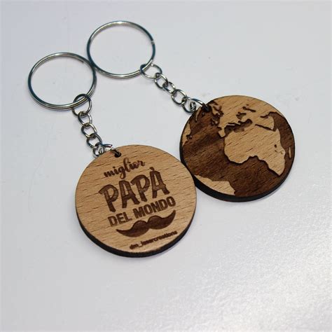 Llavero de madera Regalo del Día del Padre corte láser y Etsy