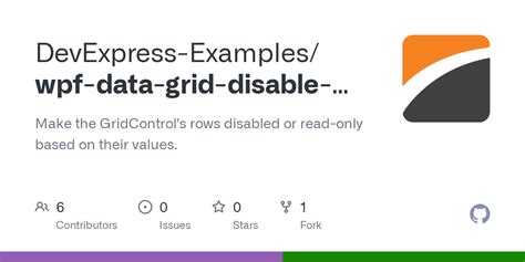 GitHub DevExpress Examples Wpf Data Grid Disable Rows Based On Their