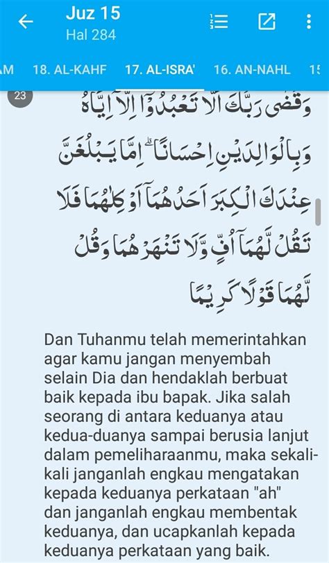 Detail Surat Al Isra Ayat Koleksi Nomer