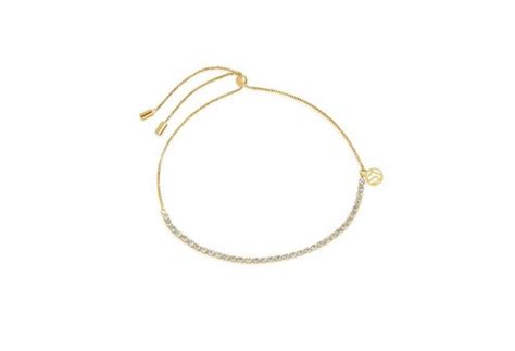 Sif Jakobs Armband Ellera Tennis Bracelet 18 Kt Guldpläterad Med