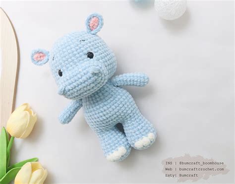 Ravelry Standing Hippo Pattern By Nguy N Thi Thanh Van