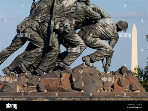 ROSSLYN ARLINGTON VIRGINIA USA Detail Of Iwo Jima United States