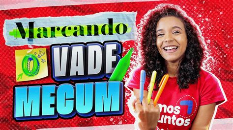 SAIBA COMO FAZER MARCAÇÃO NO SEU VADE MECUM YouTube