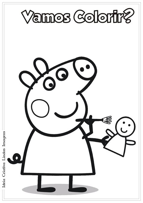 Peppa Desenho Para Colorir
