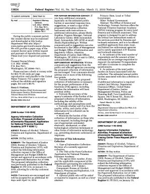 Fillable Online Gpo Forms And Information Collection Bureau Of Alcohol