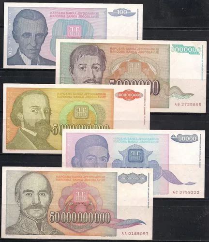 Cédulas Antigas Da Iugoslávia Fe MercadoLivre