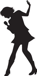 Singers Silhouette Clip Art Library