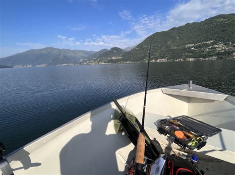 Angeln Und Fischen Im Comer See La Breva