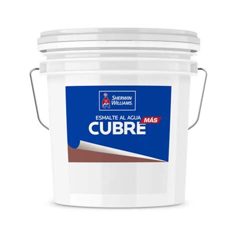 Esmalte Agua Cubre Mas Blanco Tineta Sherwin Williams Toso