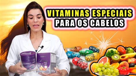 As Melhores VITAMINAS Para O CABELO YouTube