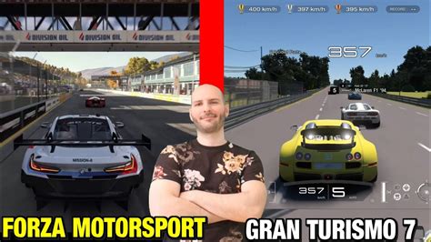 FORZA MOTORSPORT VS GRAN TURISMO 7 Graphics Comparison COMPARATIVA