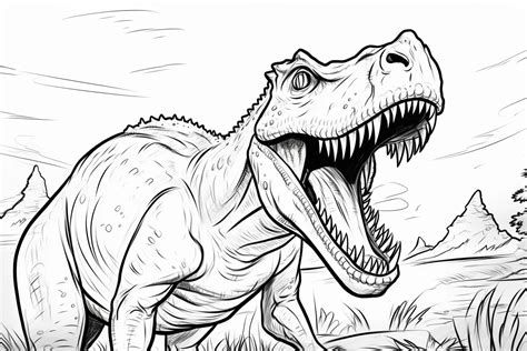Free Printable T Rex Coloring Pages For Dinosaur Enthusiasts
