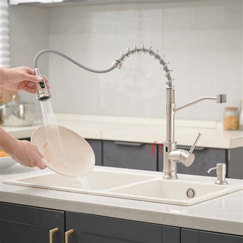 FLG Pull Down Touchless Kitchen Faucet Wayfair