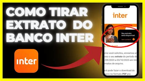 Como Tirar Extrato Do Banco Inter Como Tirar Extrato Inter Pdf Youtube