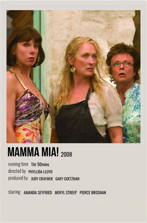 Mamma Mia Film Posters Minimalist Movie Posters Minimalist Best