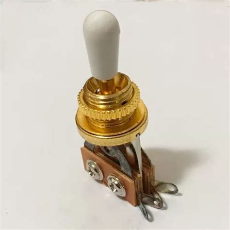 Chave Seletora Guitarra Les Paul Sg Dourada Knob Branco Prm Mercadolivre