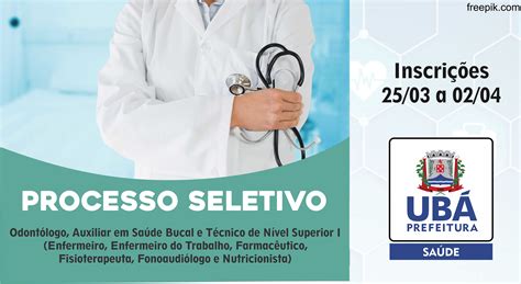 Prefeitura Municipal de Ubá Processo Seletivo Saúde Resultado Final