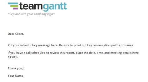 Project Status Report Email Template Templates Example