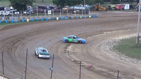 Flinn Stock Heat Race 1 On 08 18 2018 At Crystal Motor Speedway