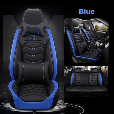 Kit Funda Cubre Asiento Cuero Auto Premium Luxury Almoadilla Cuotas