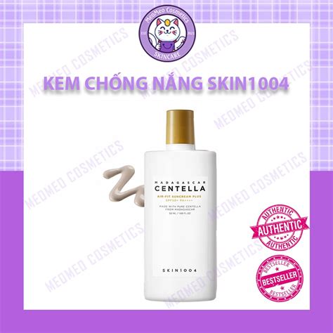 Kem Chống Nắng Rau Má Cân Bằng Ẩm SKIN1004 Madagascar Centella Air Fit