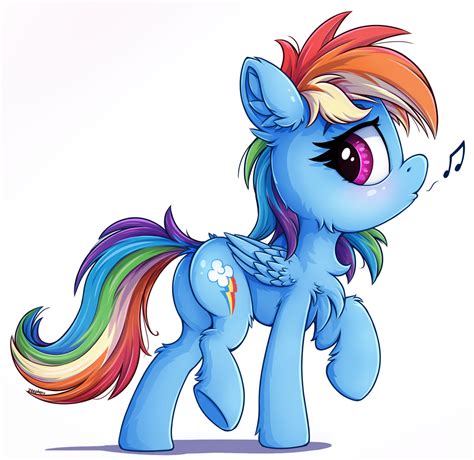Safe Artist Zeepheru Pone Rainbow Dash Mlp Equine