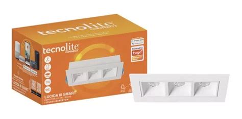 Lampara Empotrable Techo Led Inteligente W Tecnolite Mercadolibre
