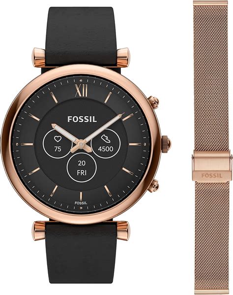 Amazon Fossil Carlie Gen 6 Hybrid Smartwatch With Alexa Built In
