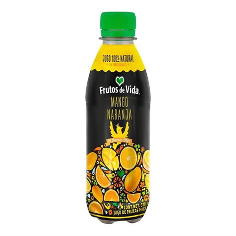 Jugo De Mango Y Naranja Frutos De Vida Ml Walmart