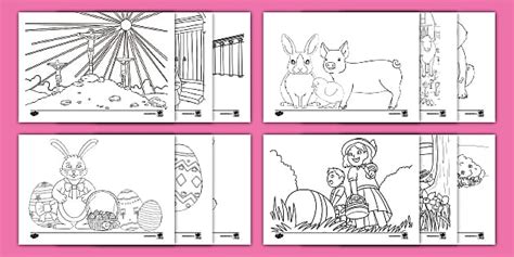 FREE Desene de colorat de Paște Pagini de colorat Twinkl RO