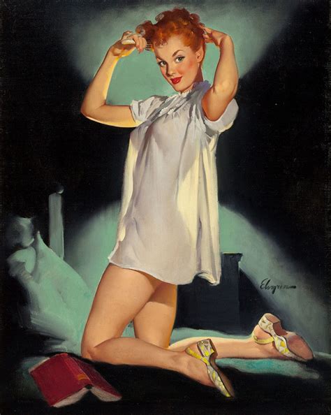 Sleepy Time Gal Bed Sleeping And Nightgown Pin Up Girl Photo Etsy