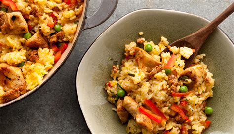 Receta De Paella De Pollo Y Chorizo