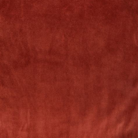 Tissu Jersey Velours Rouge Terracotta Ma Petite Mercerie