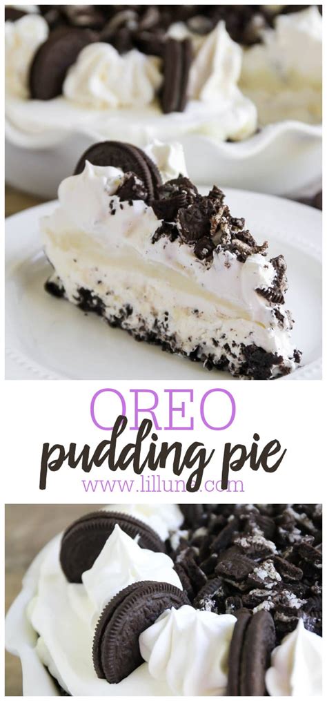 Oreo Pudding Pie Easy No Bake Dessert Lil Luna