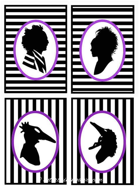 DIY Beetlejuice Silhouette Pictures Beetlejuice Halloween