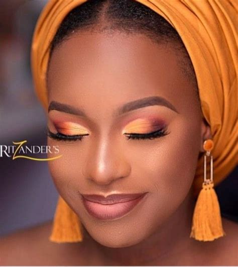 Black Queen Makeup Black Bridal Makeup Makeup For Black Skin Orange