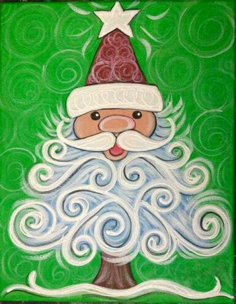 15 Easy Canvas Painting Ideas For Christmas Noted List