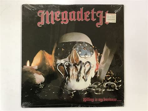 Yahoo オークション LP MEGADETH KILLING IS MY BUSINESS AND